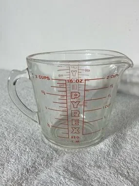 Pyrex | Kitchen | Vintage Pyrex D Handle 2 Cup 50 Ml Glass Measuring ...
